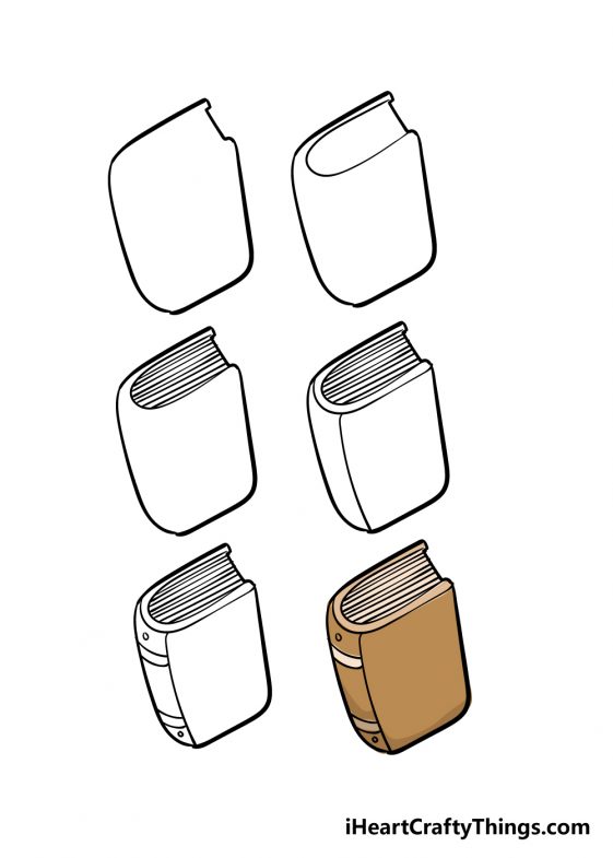 Book Drawing - How To Draw A Book Step By Step