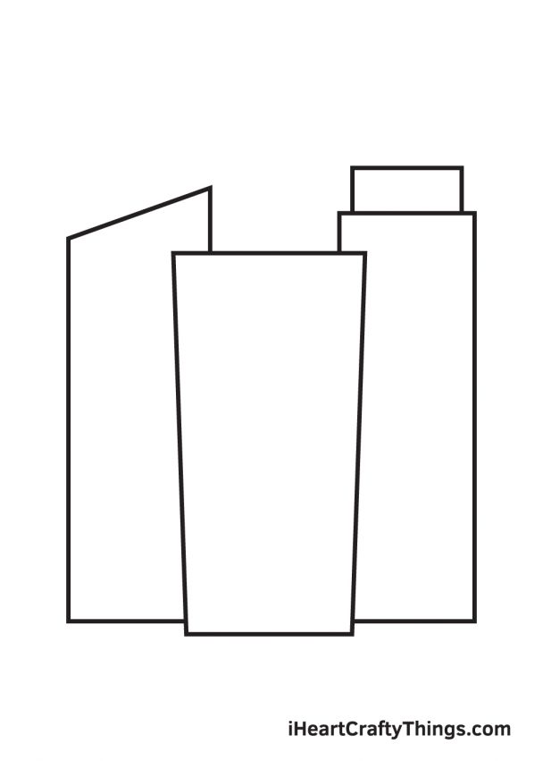 Buildings Drawing - How To Draw Buildings Step By Step