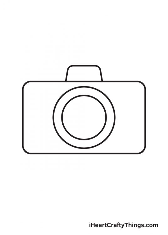Camera Drawing - How To Draw A Camera Step By Step