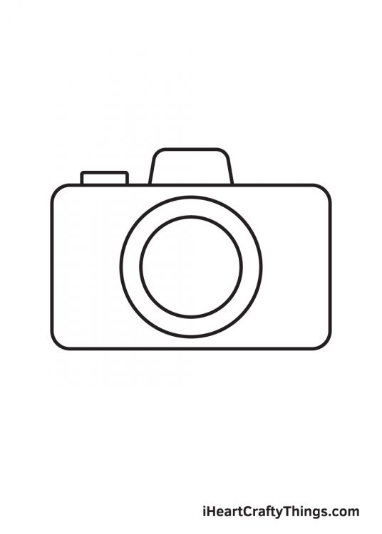 Camera Drawing - How To Draw A Camera Step By Step