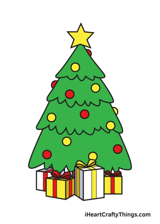 Christmas Stuff Drawing - How To Draw Christmas Stuff Step By Step