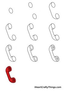 Phone Drawing - How To Draw A Phone Step By Step