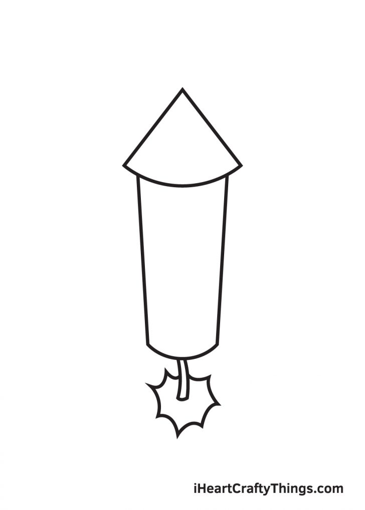 Fireworks Drawing - How To Draw Fireworks Step By Step