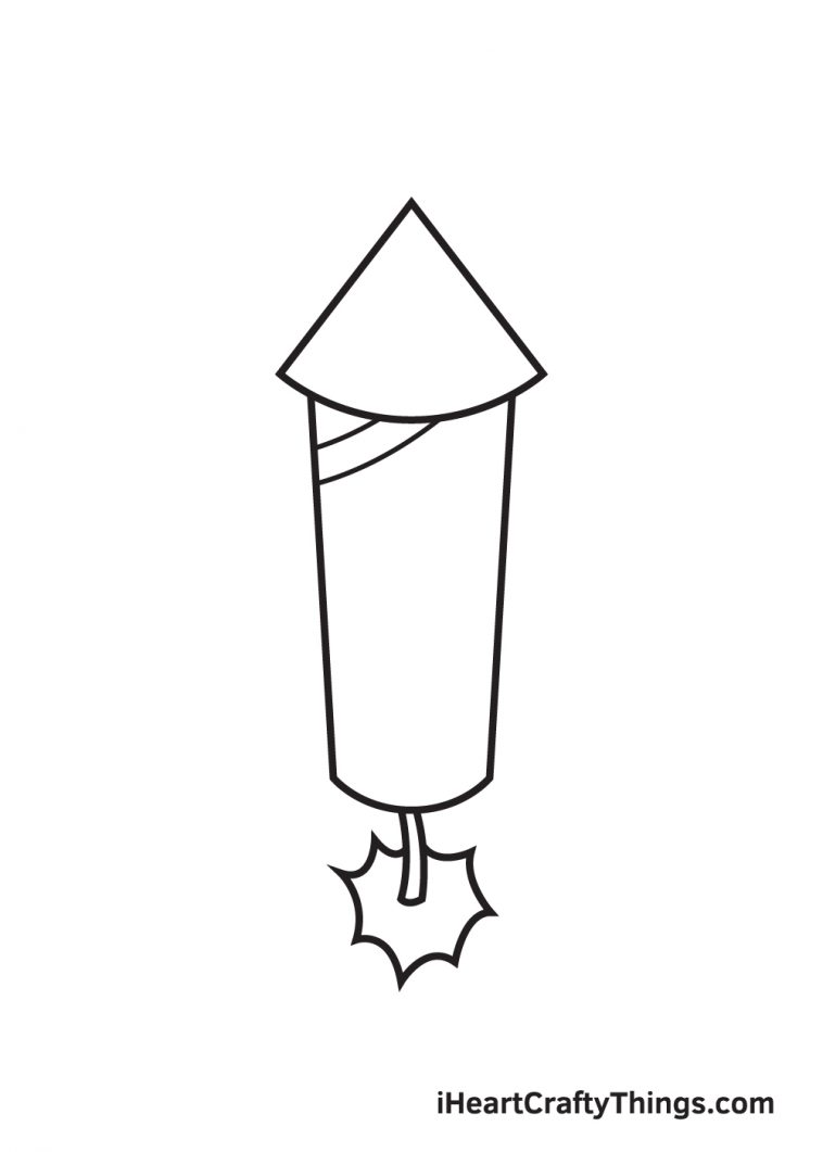 Fireworks Drawing - How To Draw Fireworks Step By Step