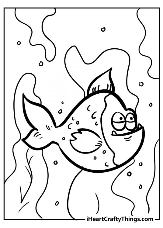 35 Fish Coloring Pages (100% Free Printables)