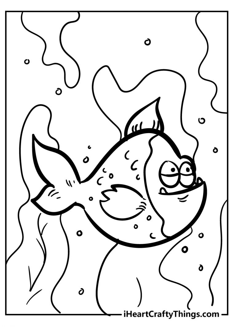 35 Fish Coloring Pages (100% Free Printables)