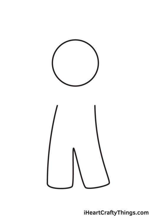 Gingerbread Man Drawing - How To Draw A Gingerbread Man Step By Step