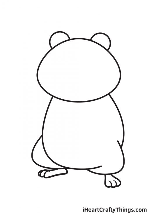 Hamster Drawing - How To Draw A Hamster Step By Step