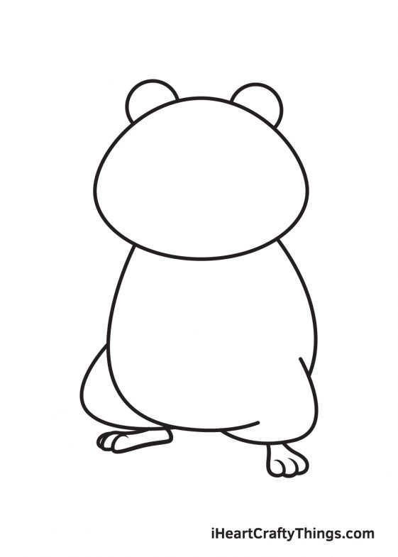 Hamster Drawing - How To Draw A Hamster Step By Step