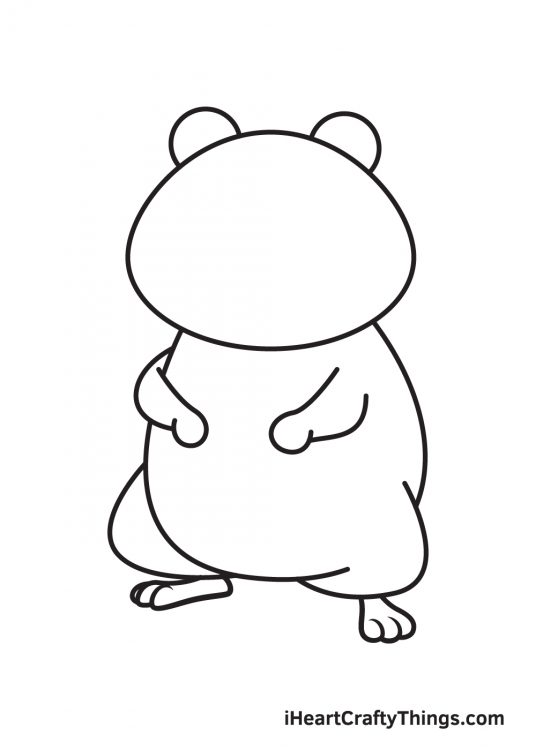 Hamster Drawing - How To Draw A Hamster Step By Step