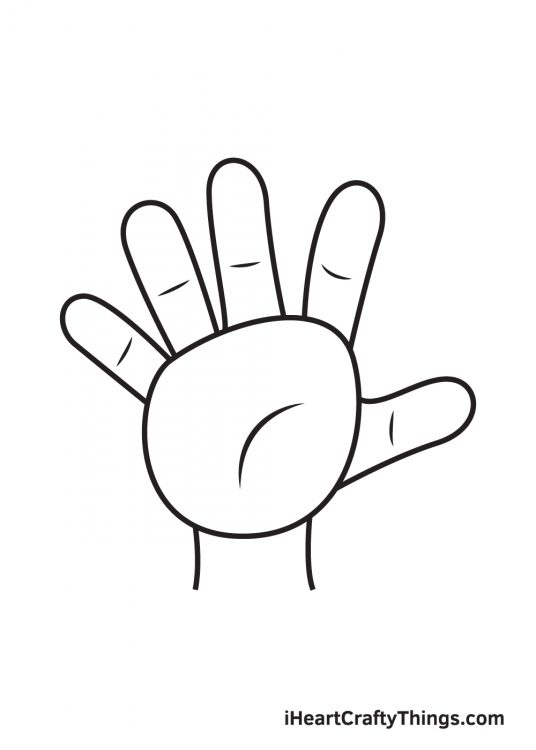 Hand Drawing - How To Draw A Hand Step By Step