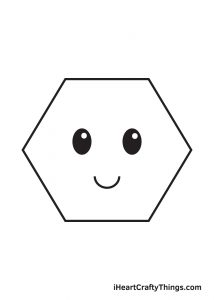 Hexagon Drawing - How To Draw A Hexagon Step By Step