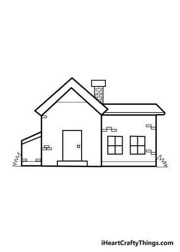 House Drawing - How To Draw A House Step By Step