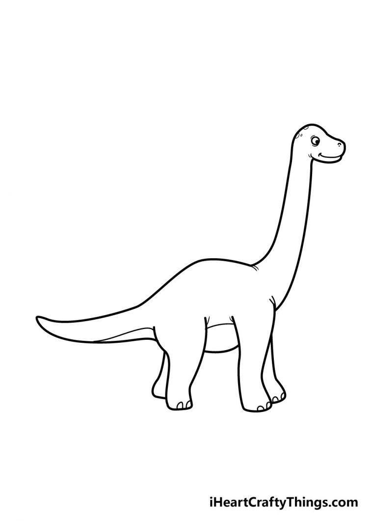 How to Draw a Cool Dinosaur - King Faily2001
