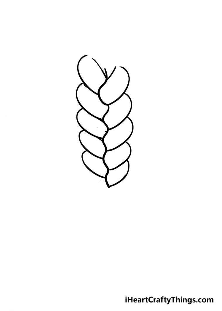 Braid Drawing - How To Draw A Braid Step By Step!