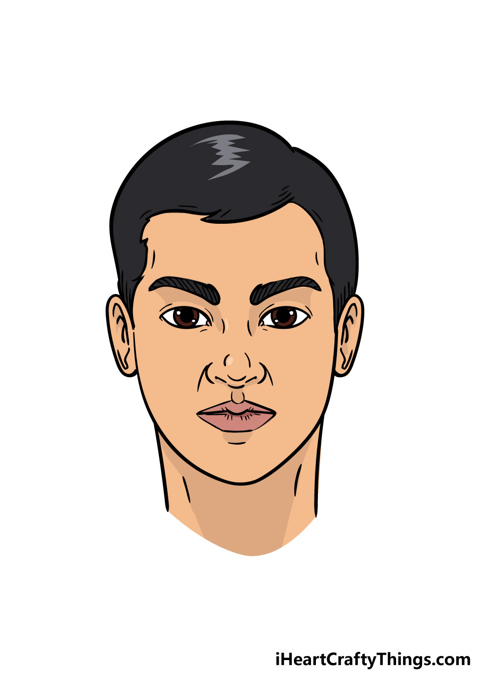 Face Drawing How To Draw A Face Step By Step 