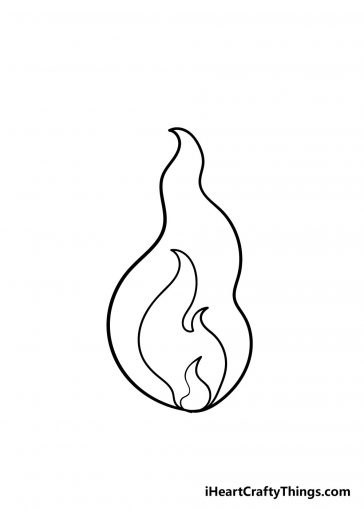 Fire Drawing - How To Draw Fire Step By Step!