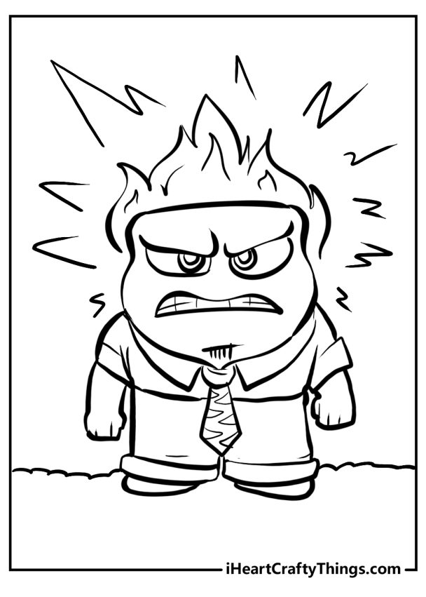 Inside Out Coloring Pages (100% Free Printables)