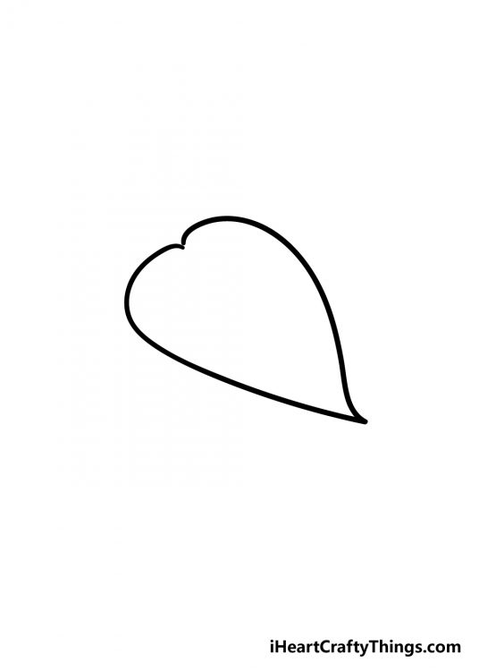 Leaf Drawing - How To Draw A Leaf Step By Step
