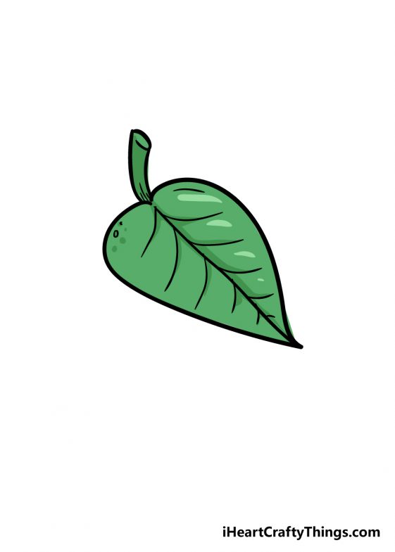Leaf Drawing - How To Draw A Leaf Step By Step