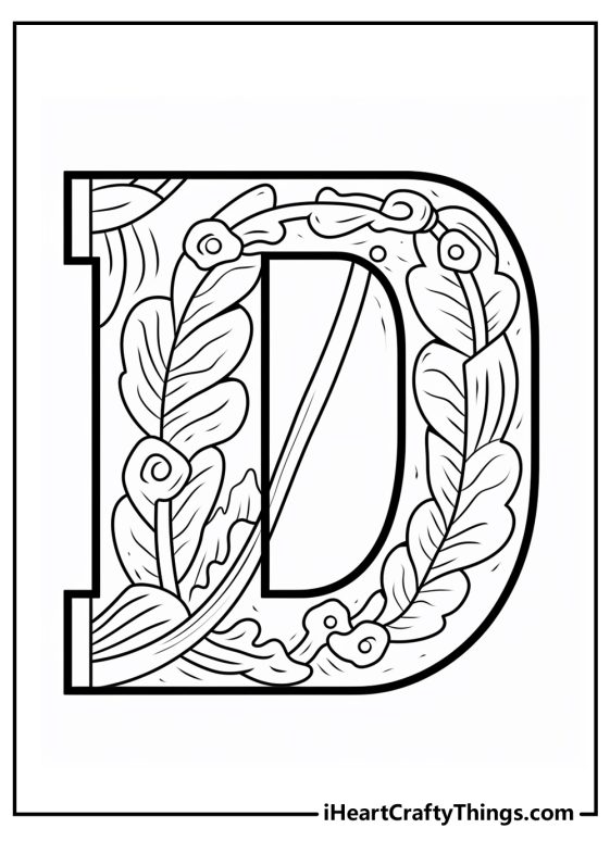 15 Letter D Coloring Pages (100% Free Printables)