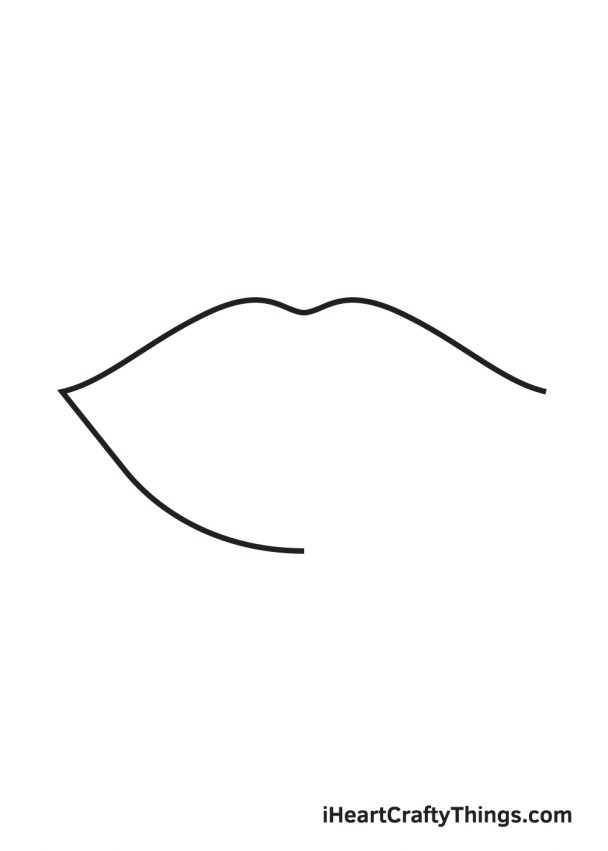 Lips Drawing - How To Draw Lips Step By Step