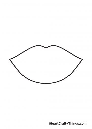 Lips Drawing - How To Draw Lips Step By Step