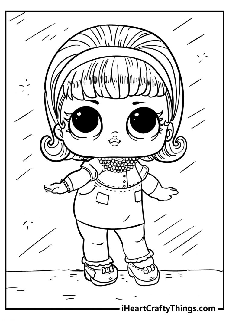 LOL Doll Coloring Pages (Updated 2021)