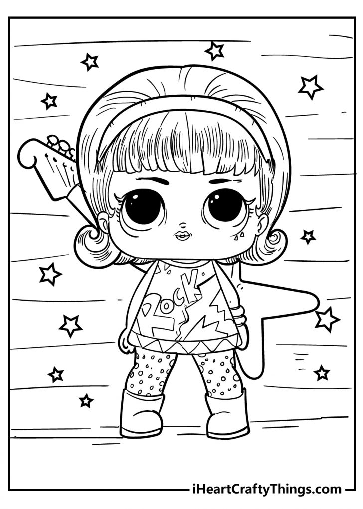 50 L.O.L. Surprise! Doll Coloring Pages (Free Printables)