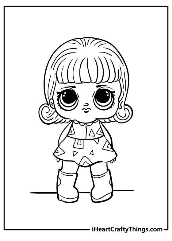 50 L.O.L. Surprise! Doll Coloring Pages (Free Printables)