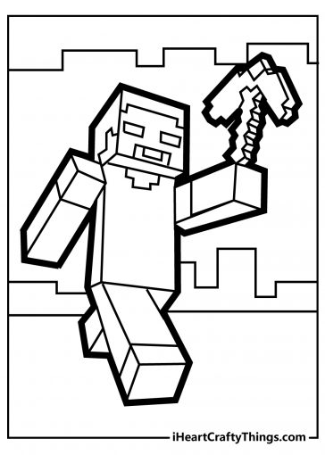 55 Minecraft Coloring Pages For Kids (100% Free Printables)