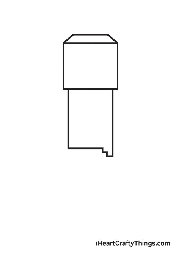 Minecraft Drawing - How To Draw Minecraft Step By Step