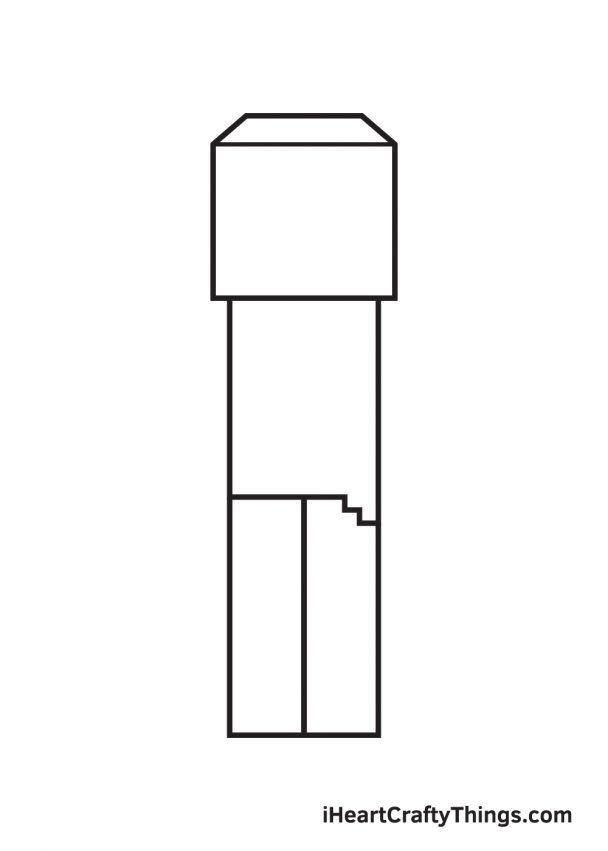 Minecraft Drawing - How To Draw Minecraft Step By Step