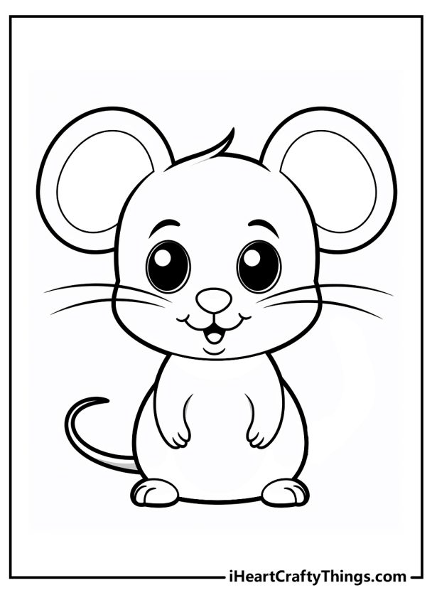 15 Mouse Coloring Pages (100% Free Printables)