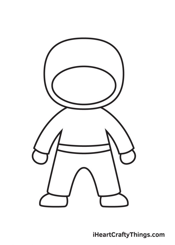 Ninja Drawing - How To Draw A Ninja Step By Step
