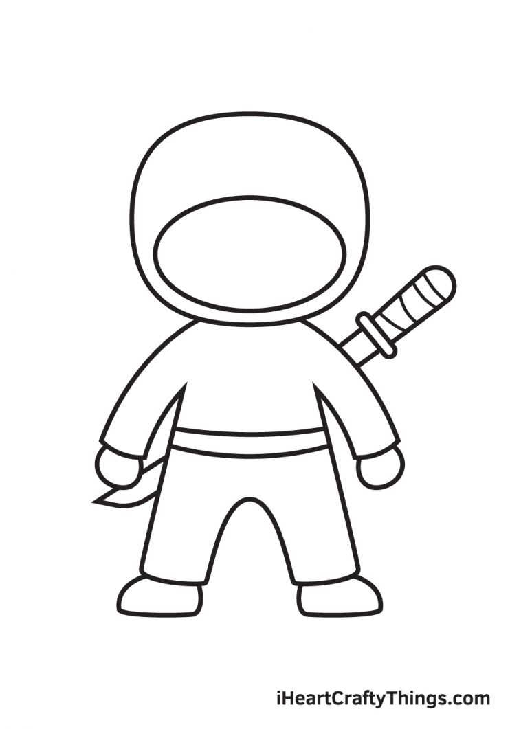 Ninja Drawing - How To Draw A Ninja Step By Step