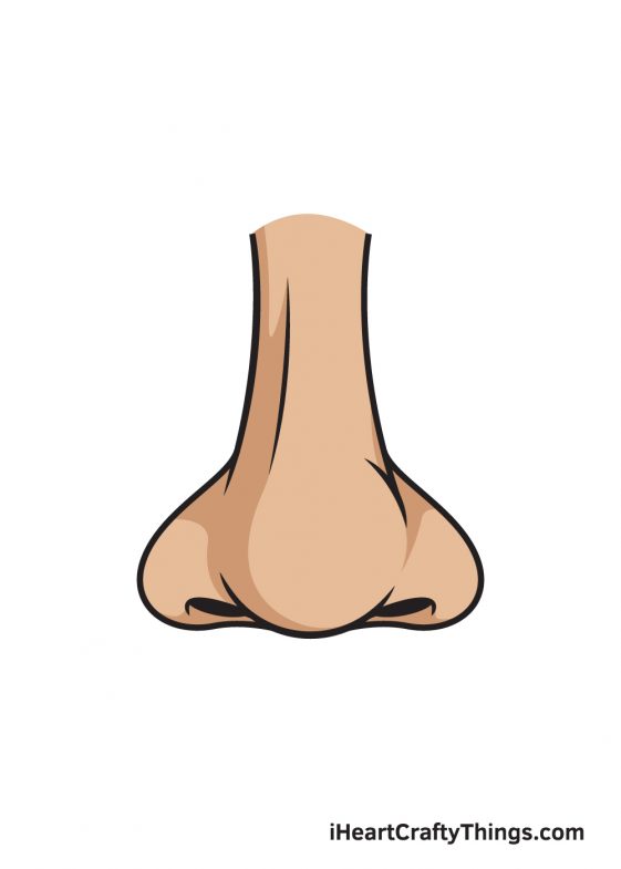 Nose Drawing - How To Draw A Nose Step By Step