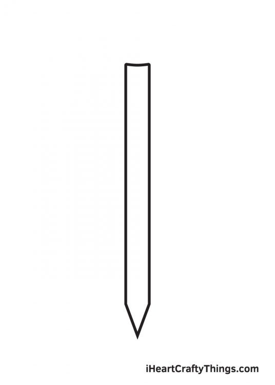 Pencil Drawing - How To Draw A Pencil Step By Step