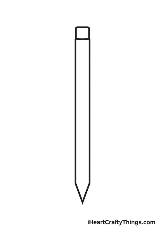 Pencil Drawing - How To Draw A Pencil Step By Step