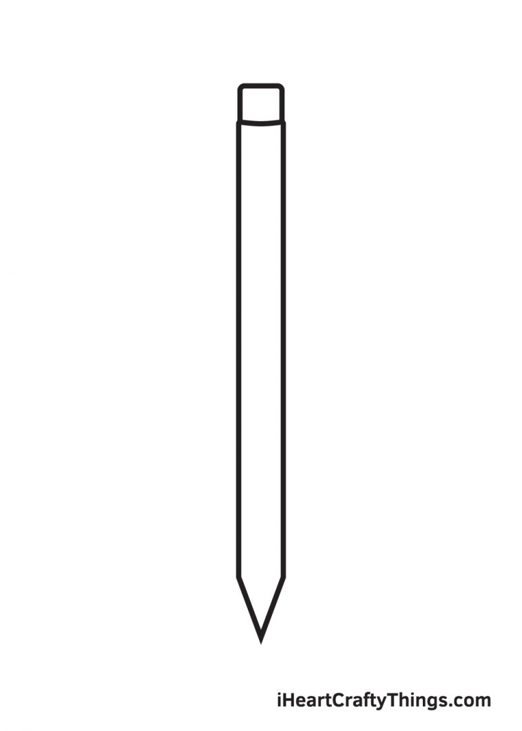 Pencil Drawing - How To Draw A Pencil Step By Step