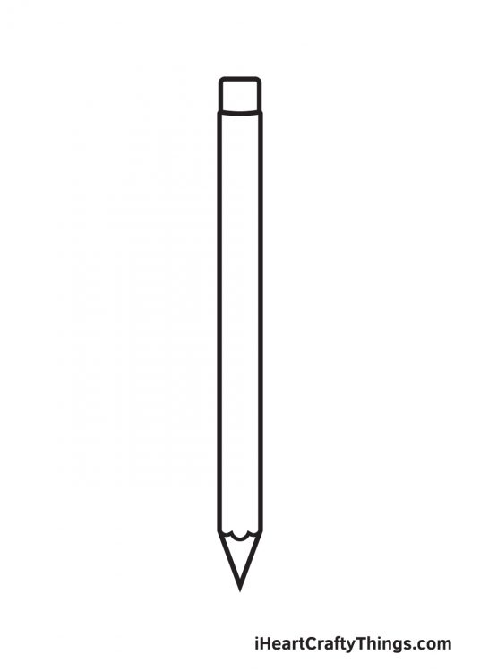 Pencil Drawing - How To Draw A Pencil Step By Step