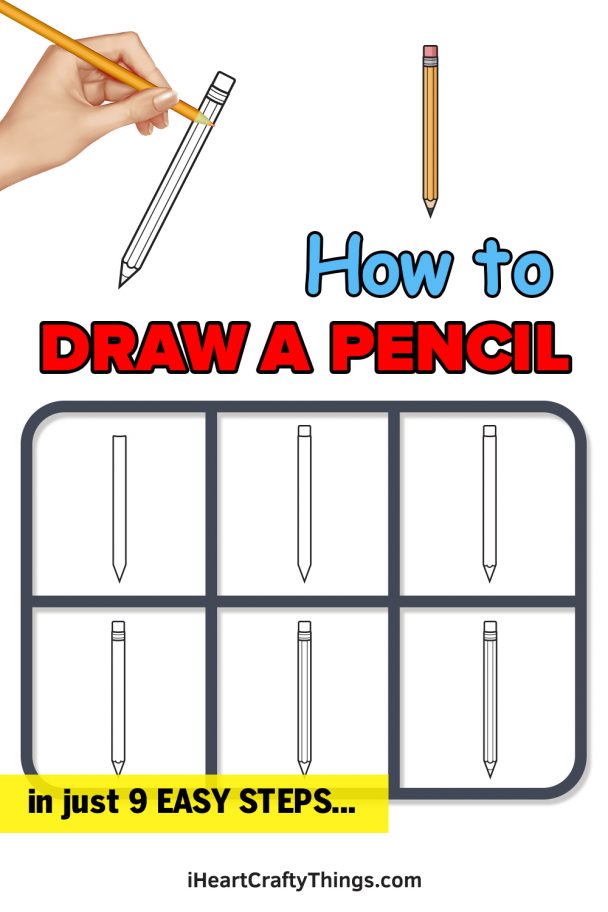Pencil Drawing - How To Draw A Pencil Step By Step