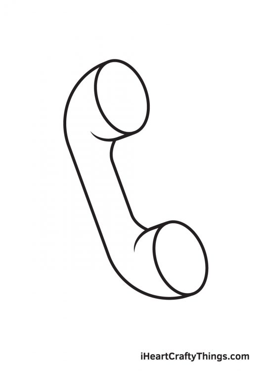 Phone Drawing - How To Draw A Phone Step By Step