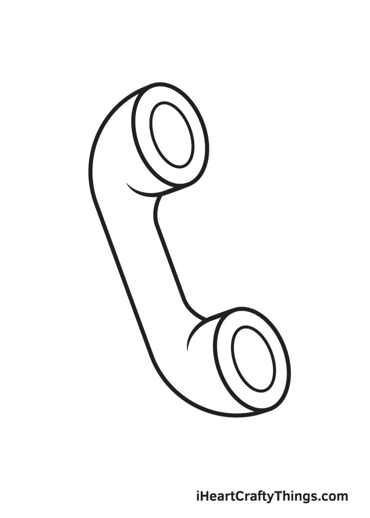 Phone Drawing - How To Draw A Phone Step By Step