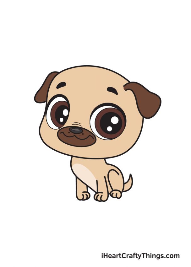 Pug Drawing - How To Draw A Pug Step By Step