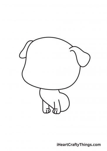 Pug Drawing - How To Draw A Pug Step By Step