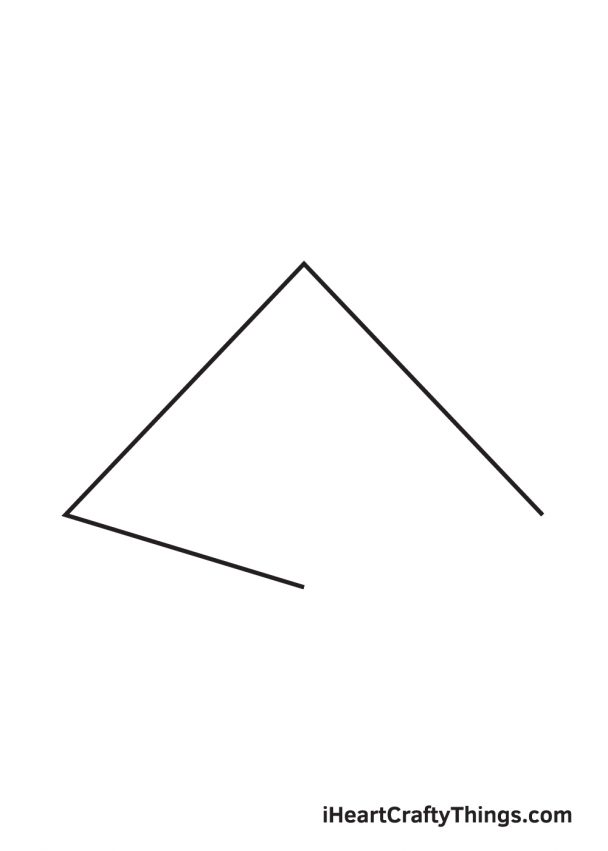 Pyramid Drawing - How To Draw A Pyramid Step By Step
