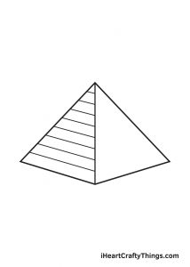 Pyramid Drawing - How To Draw A Pyramid Step By Step
