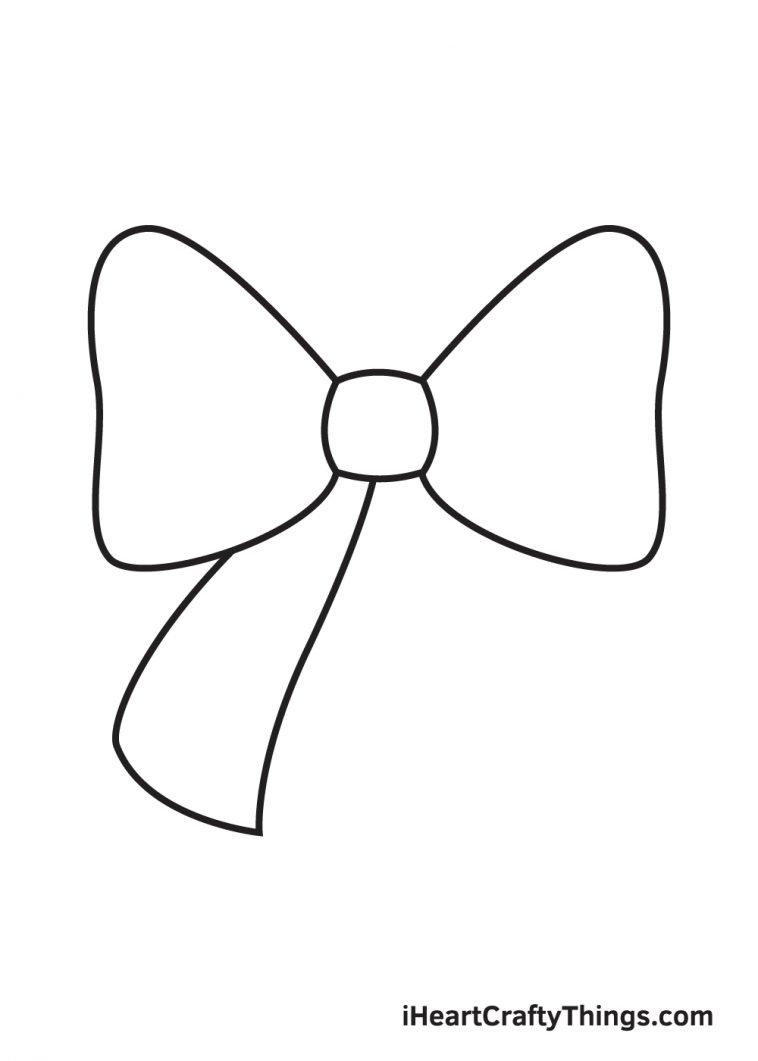 Ribbon Drawing - How To Draw A Ribbon Step By Step