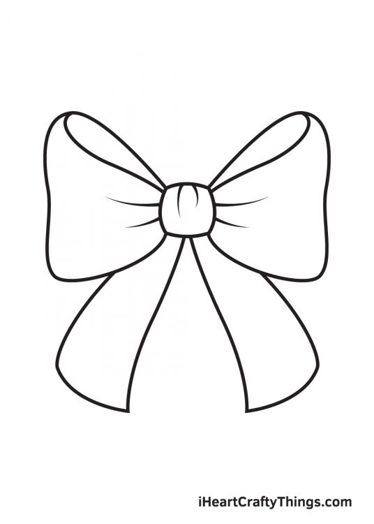 Ribbon Drawing - How To Draw A Ribbon Step By Step